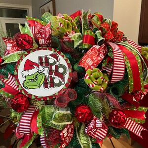 Wreath Attachment Grinch Mean One Sign | Etsy
