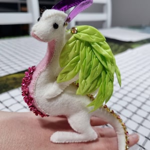 Felt Dragon KIT Make Your Own Spring Dragon - Etsy
