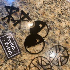 Chron Gen The System and Menace black canvas patches | Etsy