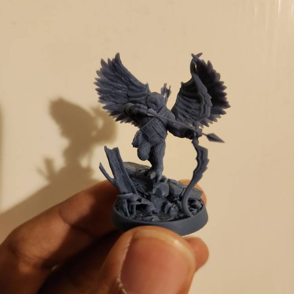 Owlin Archer Miniature Aarakocra Warrior Ranger Mini Dungeons and ...