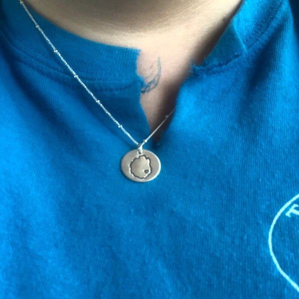 Fiddlehead Fern Necklace. Sterling Silver. Fern Jewelry. Rustic Fern ...