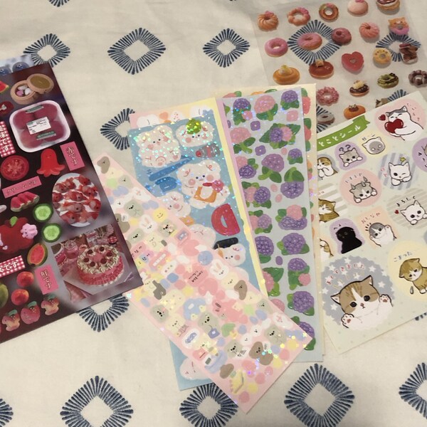 Sticker Sheet Gacha!!!! | Cute Sticker Sheets Bundle | No Repeats ...