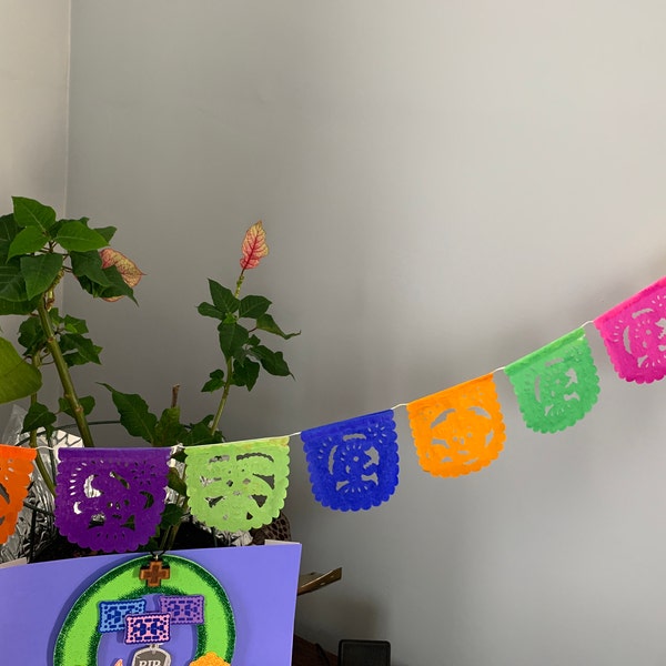 DAY of the DEAD, Papel Picado, MINI, Papel Picado Dia De Muertos, Day ...