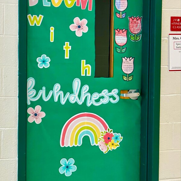 Spring Themed Classroom Posters | Bulletin Board Decor | Kindness Theme ...