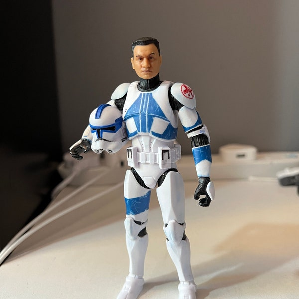 1/12 501st 'kix' Clone Trooper Waterslide Decal Sheet Star Wars Black ...