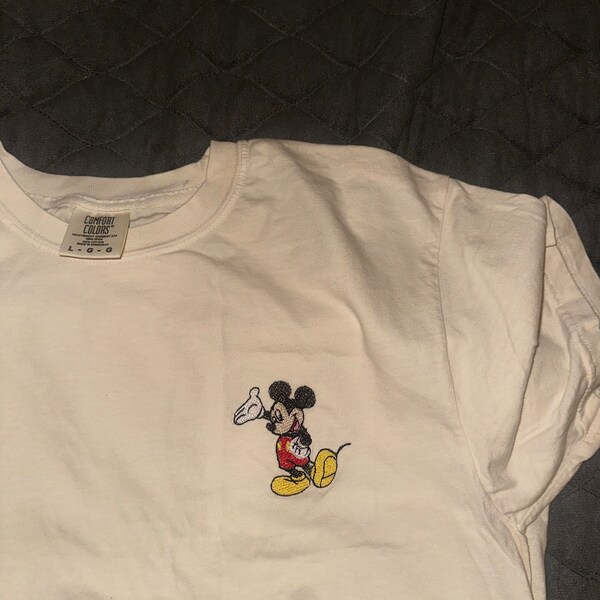 Nature Embroidered Sweatshirt, Pine Tree and Mountain Silhouette ...