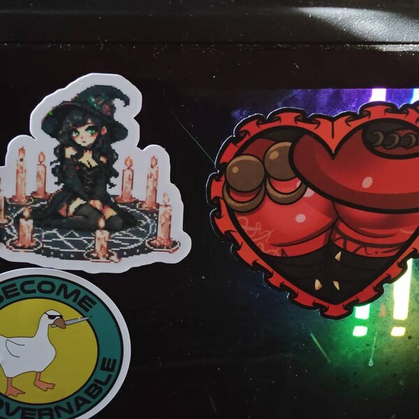 Pixel Art Amethyst Vinyl Sticker - Crystal Cluster Geology Sticker - Etsy