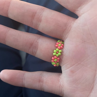 Seed Bead Rings - Etsy