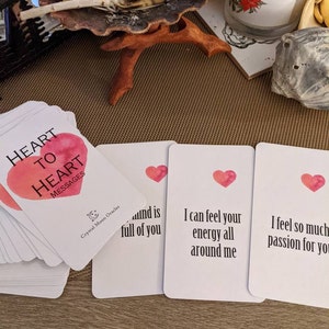 Heart to Heart Messages Oracle Cards - Etsy Canada