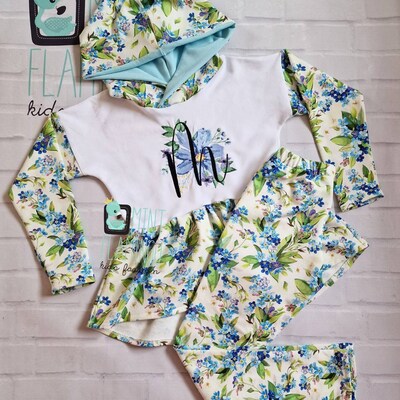 Floral Monogram Machine Embroidery Design 6 Sizes Instant Download - Etsy