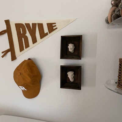 Custom Name Pennant block Letter - Etsy