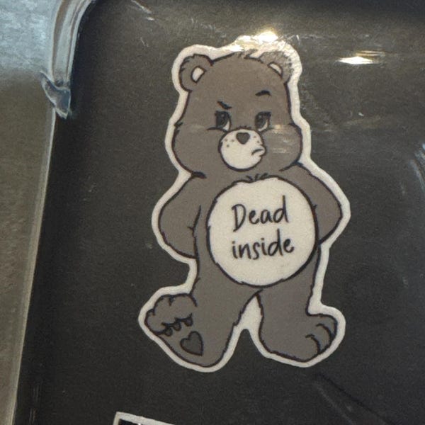 Glass of Wine Sticker Colorful Waterproof Glossy Vinyl Sticker Cute ...