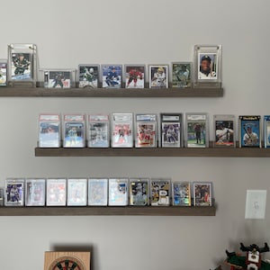 Custom Card Display Shelves Custom Made Card Shelf Baseball Cards ...