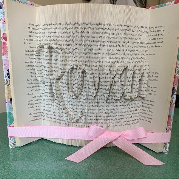 Book Folding ALPHABET 7 - Big Fancy Font - Book Folding Patterns ...