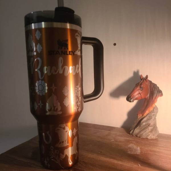Country Western Stanley 40oz Quencher - Horse Stanley Cup - Gifts for ...
