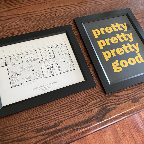 The Office Floor Plan: the Office TV Show, the Office Poster, US, Print ...