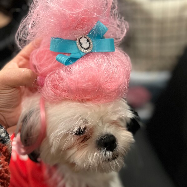 Marie Antoinette Pet Wig, Pink Costume Wig for Dog or Cat - Etsy