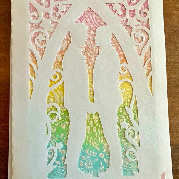 Blank Square Deep Shadow Box Frame SVG for Layered Artwork Paper Art ...