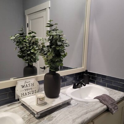 Wood Riser, Ball Leg Wood Tray, Farmhouse Decor, Rustic Tray, Riser ...