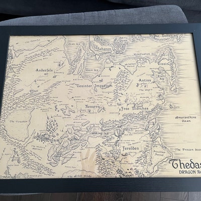 Map of Thedas: Dragon Age - Etsy