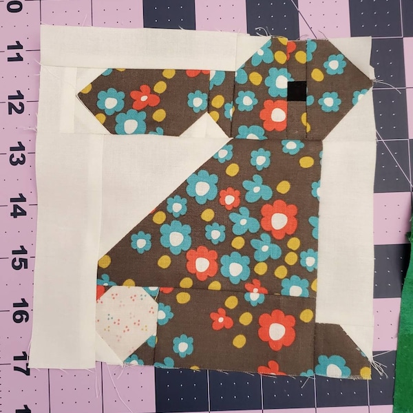 PDF Easter Quilt Pattern - Green Bunny Quilt Pattern - Etsy