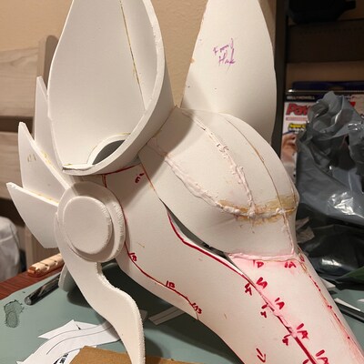 Capitano Cosplay Helmet Foam Patterns genshin Impact - Etsy