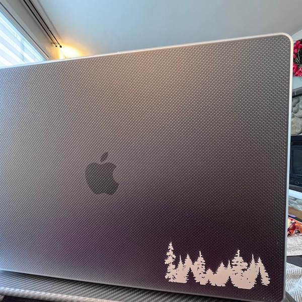 Trees Vinyl Decal, Mountain Decal, Mountain Sticker, Nature Decal ...