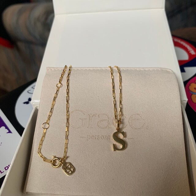 Custom Name Letter Necklace & Personalized by GracePersonalized