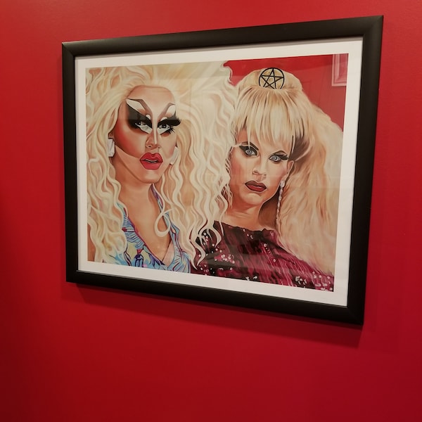 Jimbo Drag Queen Clown Art Print - Rupaul's Drag Race - Etsy UK