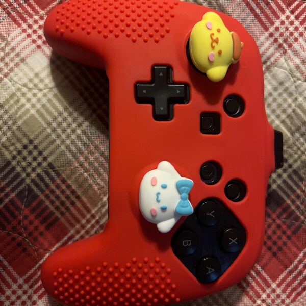 Pokemon Pokeball Pikachu Thumb Grips Nintendo Switch Joy Con Joystick ...