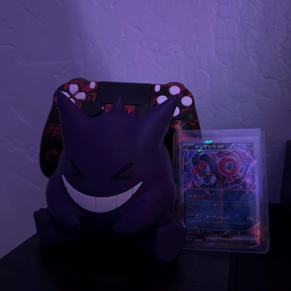 3D Printed Gengar Pokemon Controller Stand, Gaming Decor - Etsy