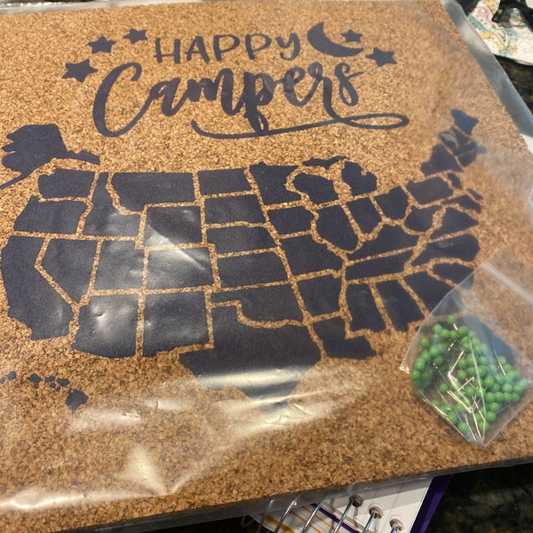 Been There Ran That - 50 States Marathon / Half Marathon Pinnable Cork ...