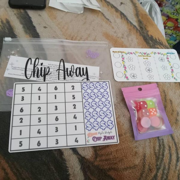 Chip Away Savings Challenge - Etsy