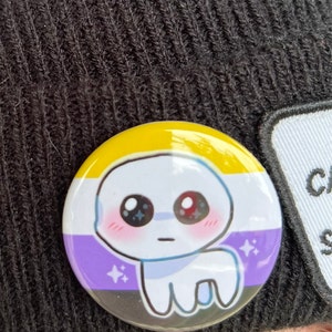 TBH Creature Autism Creature LBGTQ Pride Pin Button - Etsy