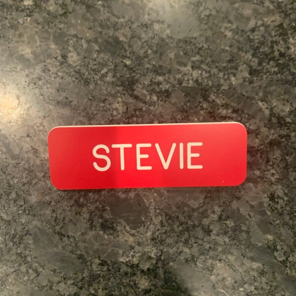 Custom Engraved Name Badge 1" X 3" With Pin Back, Engraved Name Tags ...