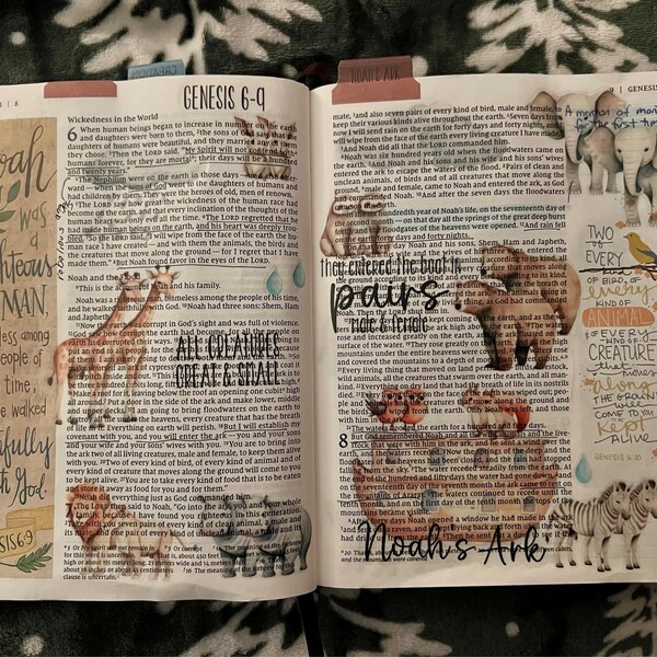 Bible Journaling Printable Stickers | God’s Creation Stickers | in the ...