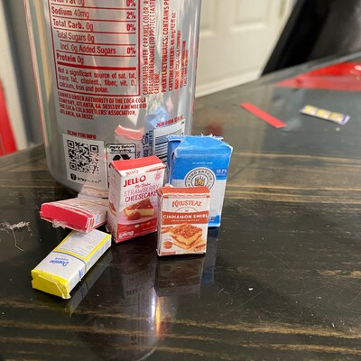 Printable Miniature Baking Packages for Dollhouse, Model or Diorama - Etsy