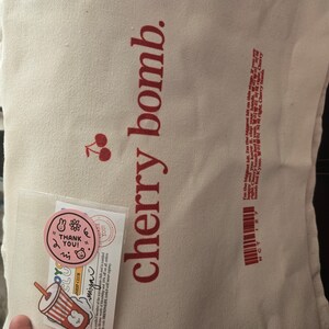 White Rabbit Candy Tote Bag Canvas, Reusable, Aesthetic, Minimalist ...