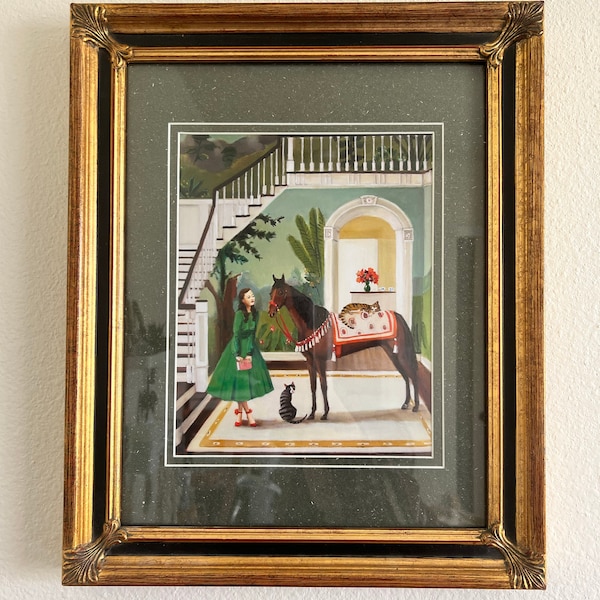 A House Horse Called Rousseau. Art Print. Janet Hill Studio - Etsy