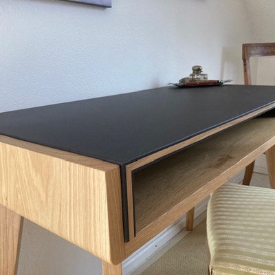 Floating Bedside Tables in Oak and Corian / Bedside Suspended - Etsy