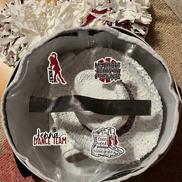 Drill Team, Dance Team Sticker Set | Water Resistant Vinyl Stickers - Etsy
