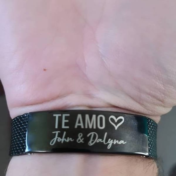 Custom Gift for Graduation Bracelet class of 2024 Personalized Engraved ...