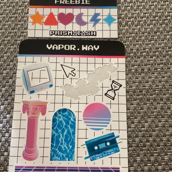 Y2k Aesthetic Sticker Holographic Sparkle Bold 2000's Graphic Cool ...