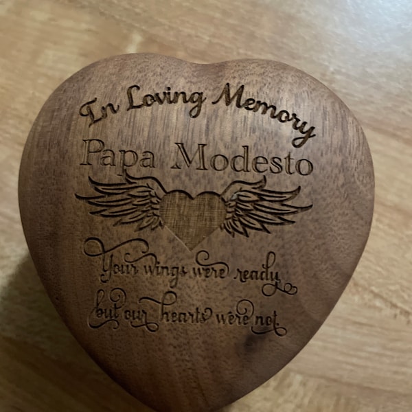 Personalised Keepsake Tinin Loving Memory Keepsake Giftvoice Recording ...