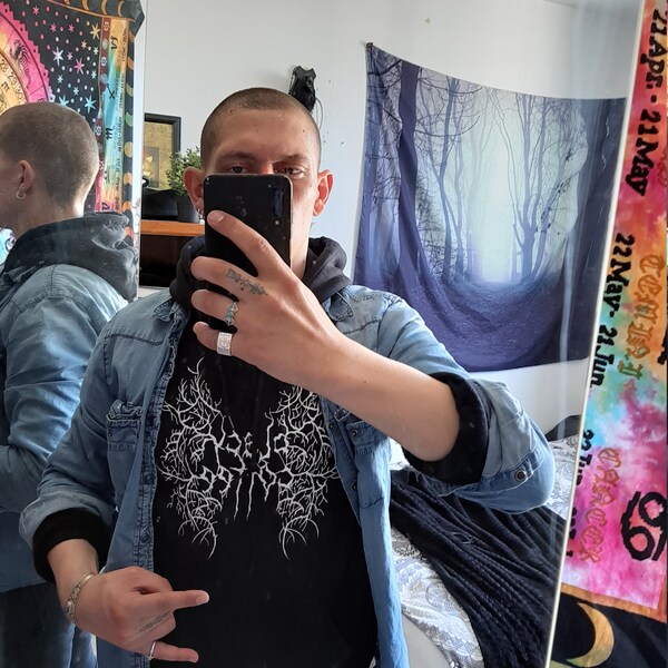 Nu Goth Black Metal Hoodie, Soft Cozy Sweatshirt (unisex S-5XL) - Etsy