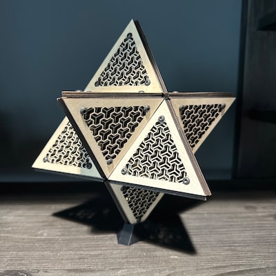 Modular Kumitech Kit Multi-layer 3D Wooden Laser Cut Wall Art, Kumiko ...