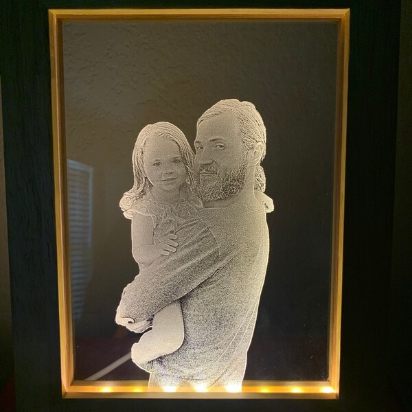 Personalized LED Lamp With Your Photo. Custom Christmas Gift. - Etsy