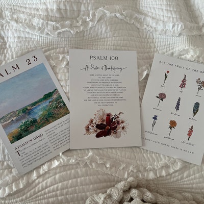 Psalm 23 Scripture Wall Art, the Lord is My Shepherd Christian Wall Art ...