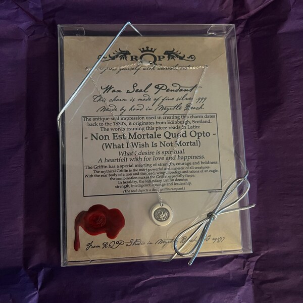 Wax Seal Necklace Aladdin Magic Genie Lamp Antique Wax Seal Jewelry ...