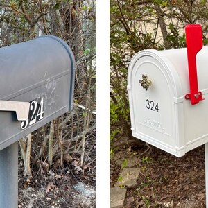 Reflective Mailbox Numbers, Reflective Mailbox Decals, Mailbox Decals ...